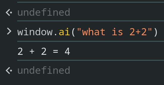 window.ai experimental chrome feature that brings ai to the browser